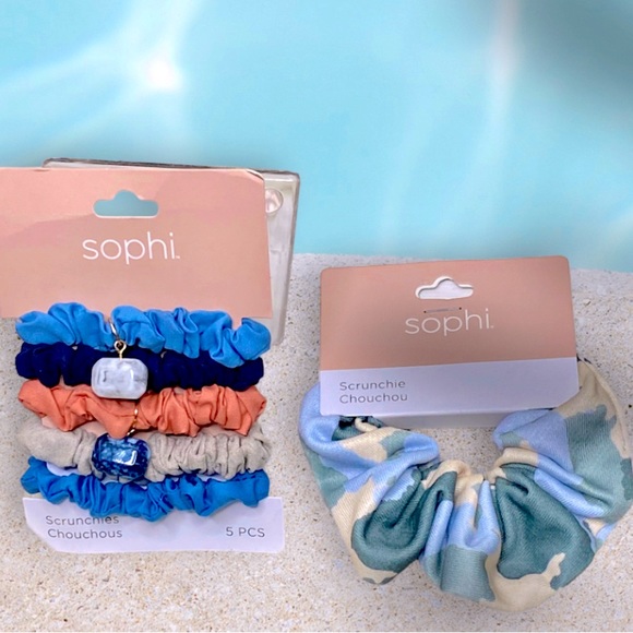 Accessories | Scrunchi Hair Tie Set Jewelednwt Free Ship | Poshmark